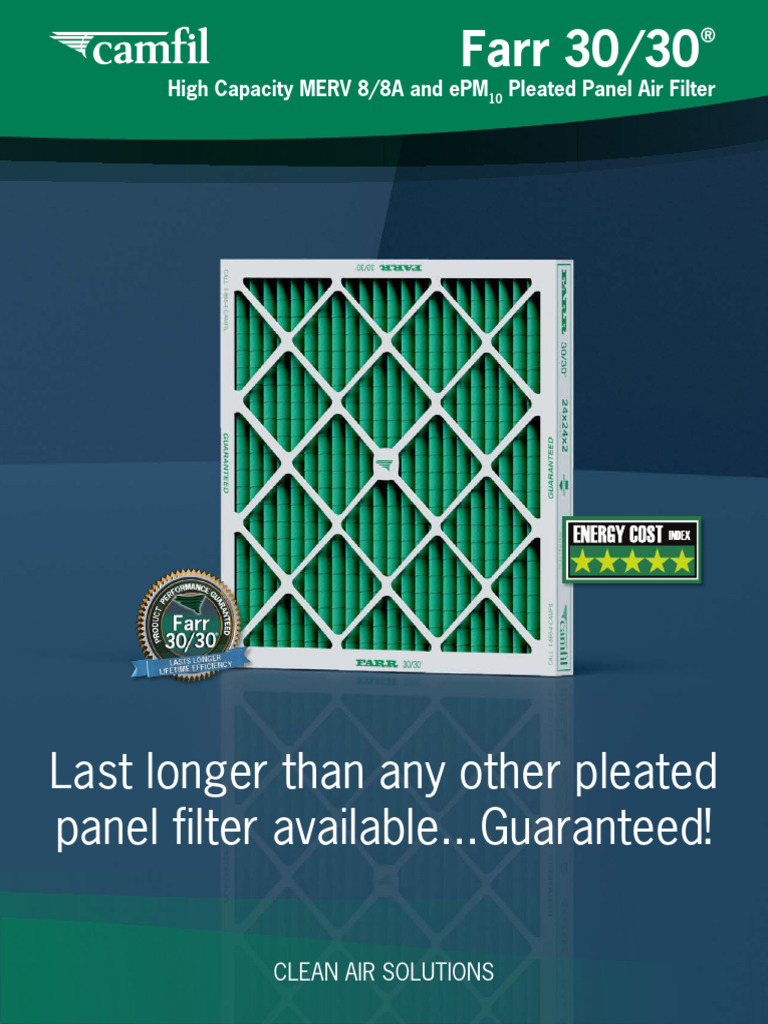 Camfil 3030 | PDF | Dust | Filtration