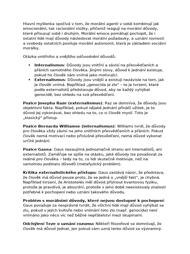 Gaus - The Reason One Has | PDF