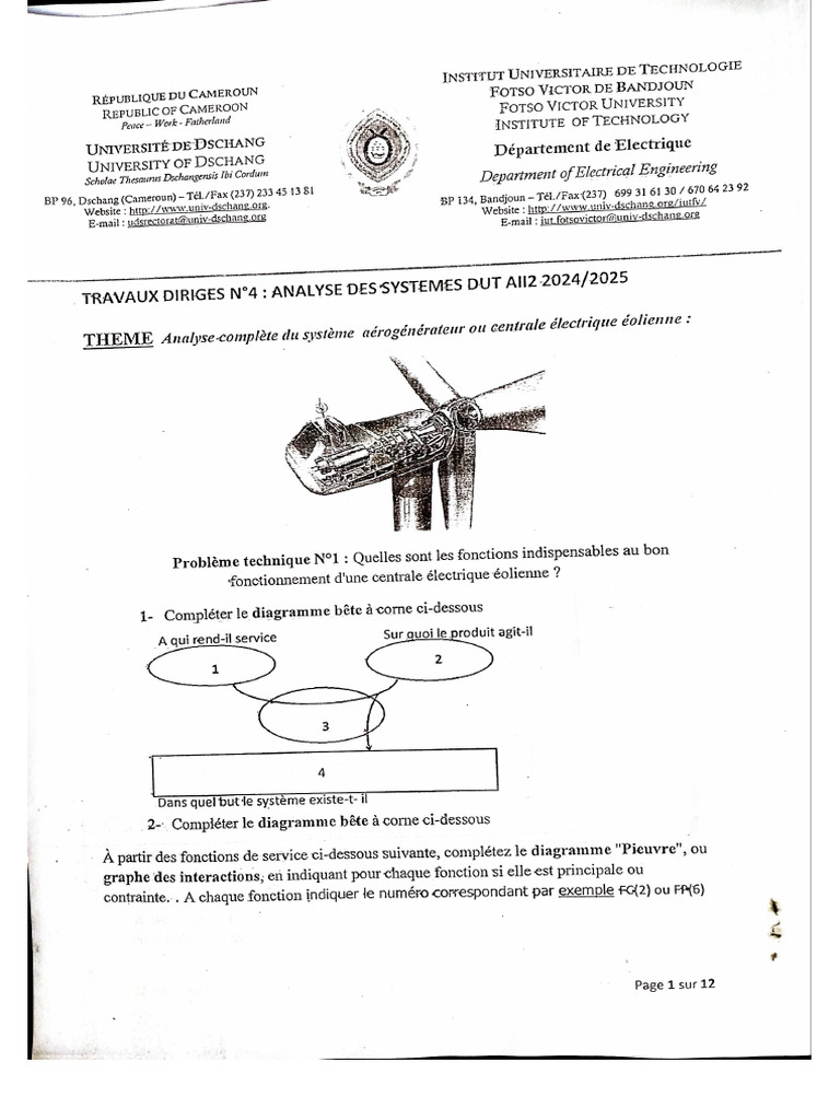 TD N°5 de Analyse Des Systèmes | PDF