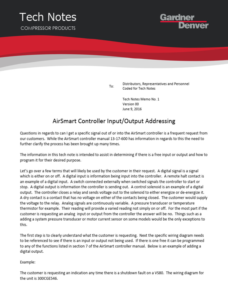 Tech Note 1 AirSmart Addressing | PDF | Relay | Electrical Engineering