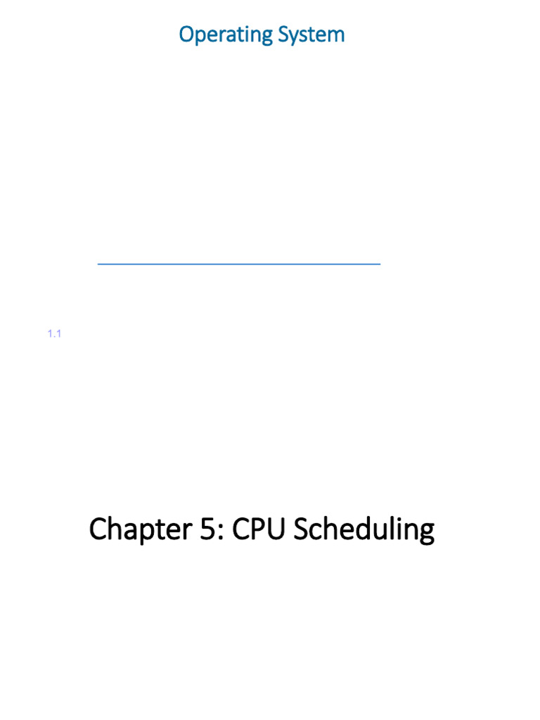 000-Lecture 6 -CPU Scheduling | PDF | Scheduling (Computing) | Process ...