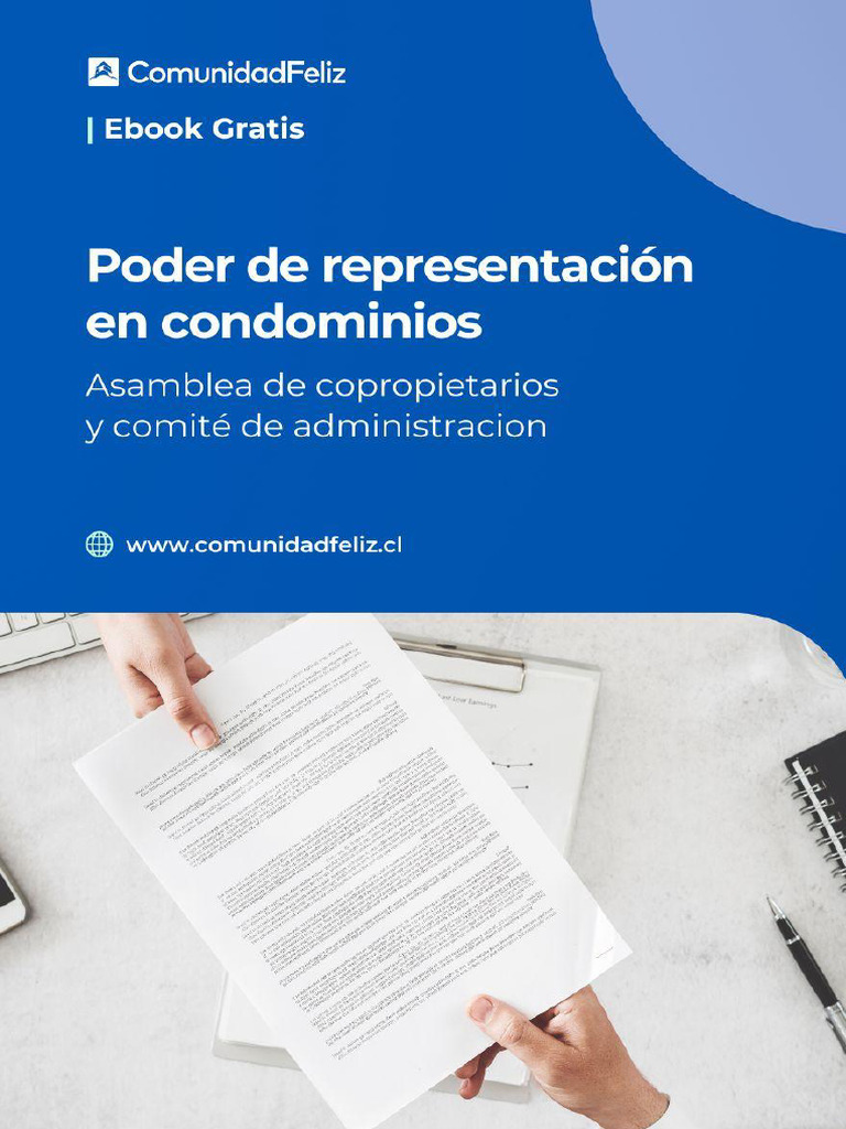 (Ebook) Poder de Representación en Condominios - Asamblea de Copropietarios y Comité de ...