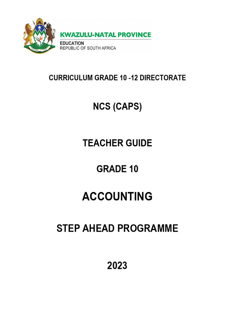2023 Acc GR 10 Jit TG | PDF | Book Value | Balance Sheet