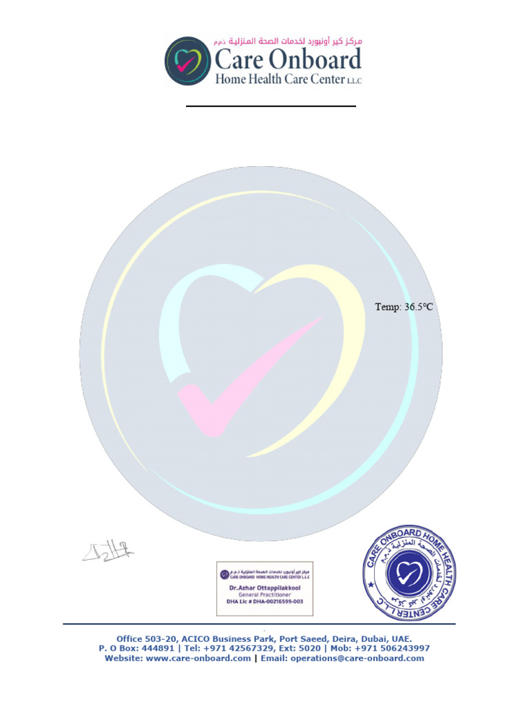Acrophobia Test Report for Sher Bahadur B K | PDF