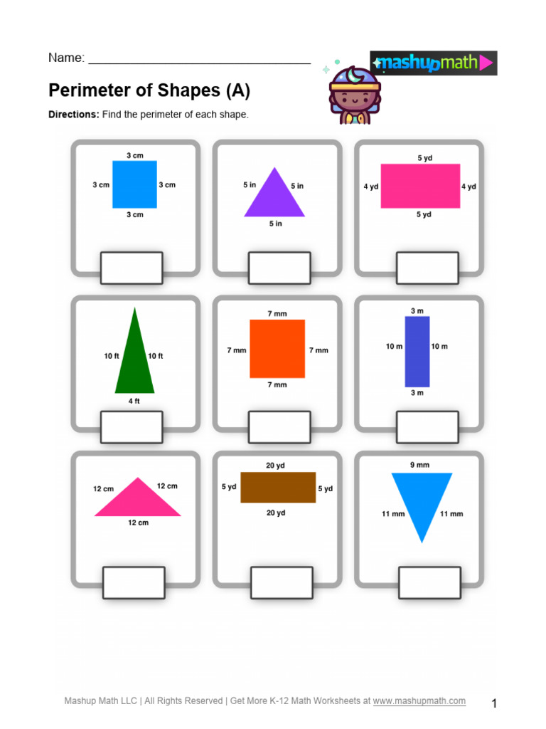 Perimeter-Shapes-A | PDF