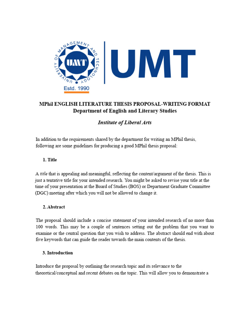 RESEARCH THESIS PROPOSAL-WRITING FORMAT - Docx (Revised 25-5-2022) | PDF | Thesis | Bibliography