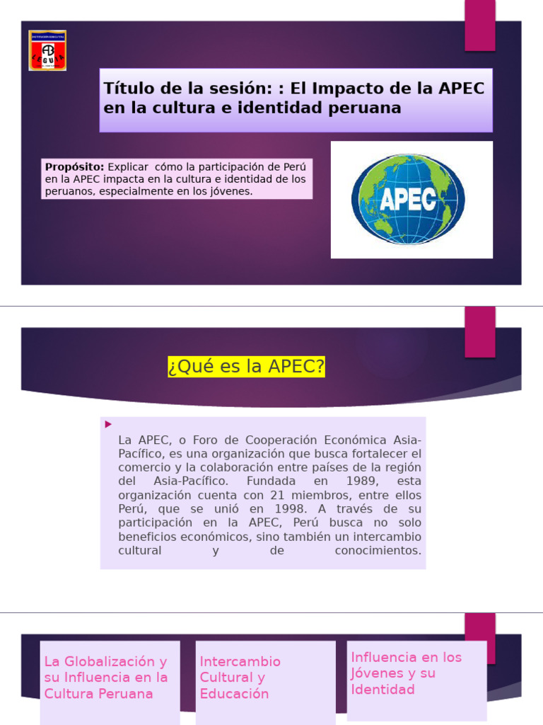 El Impacto de La APEC en La Cultura | PDF | Cooperacion economica Asia Pacifico | Perú