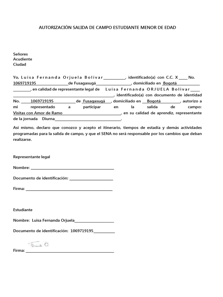 Luisa Orjuela - Formato SENA - Compress | PDF