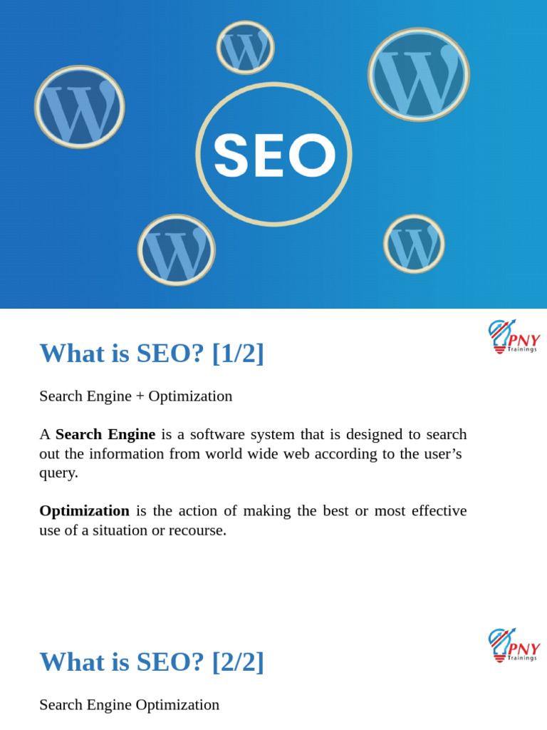 Lecture 6 - Introduction To SEO and Google Algorithms | PDF | Search ...