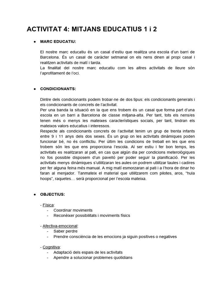 Tasca 1 M1 Equip 3 | PDF