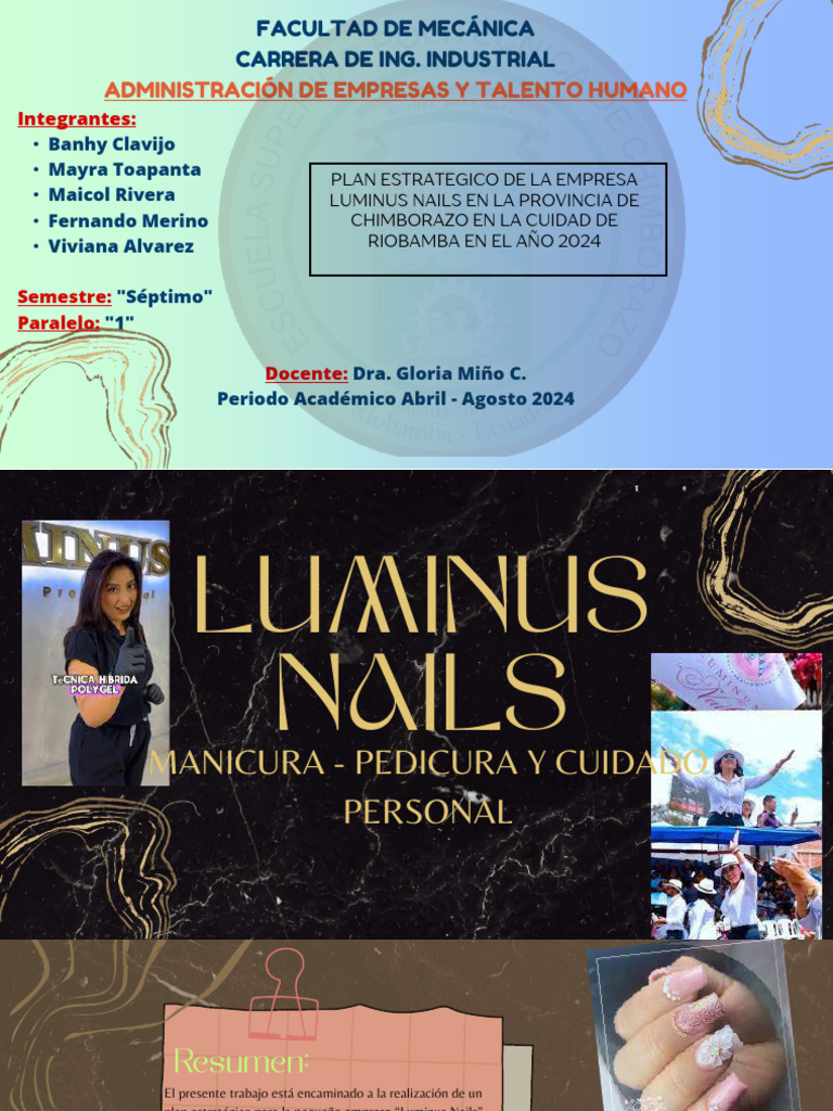 Luminus Nails | PDF | Marketing | Calidad (comercial)