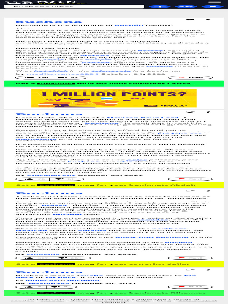 Urban Dictionary Buchona | PDF