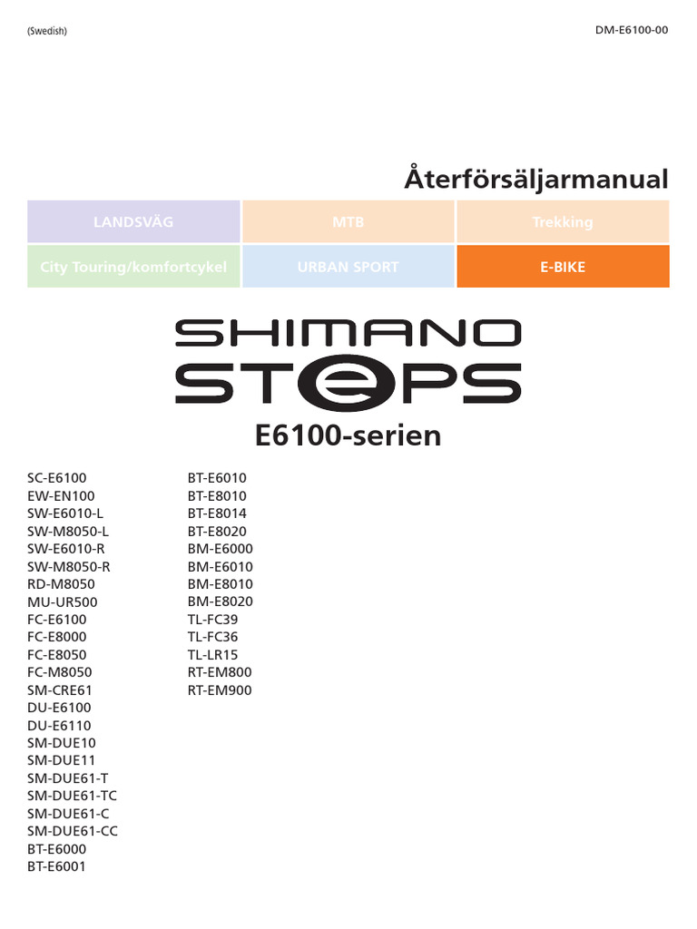 DM-E6100-00-SWE | PDF