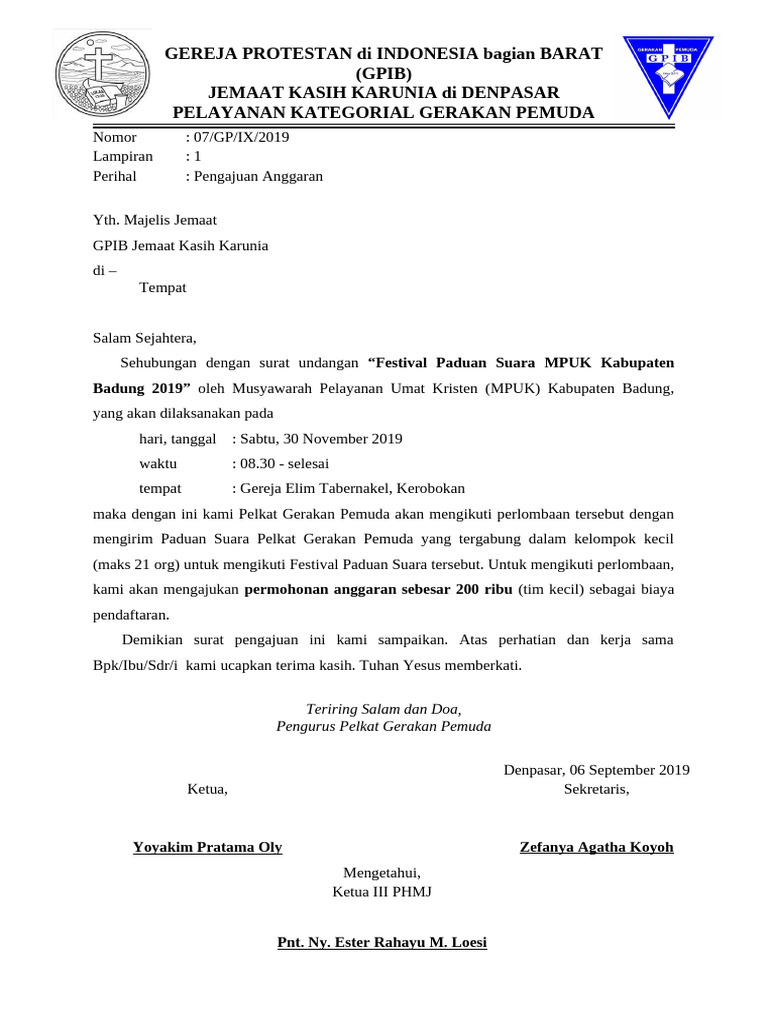 CTH PUM Rutin (Lomba Padus) | PDF