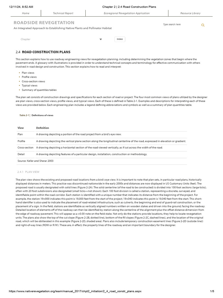 Understanding Road Construction Plans | PDF | Slope | Road