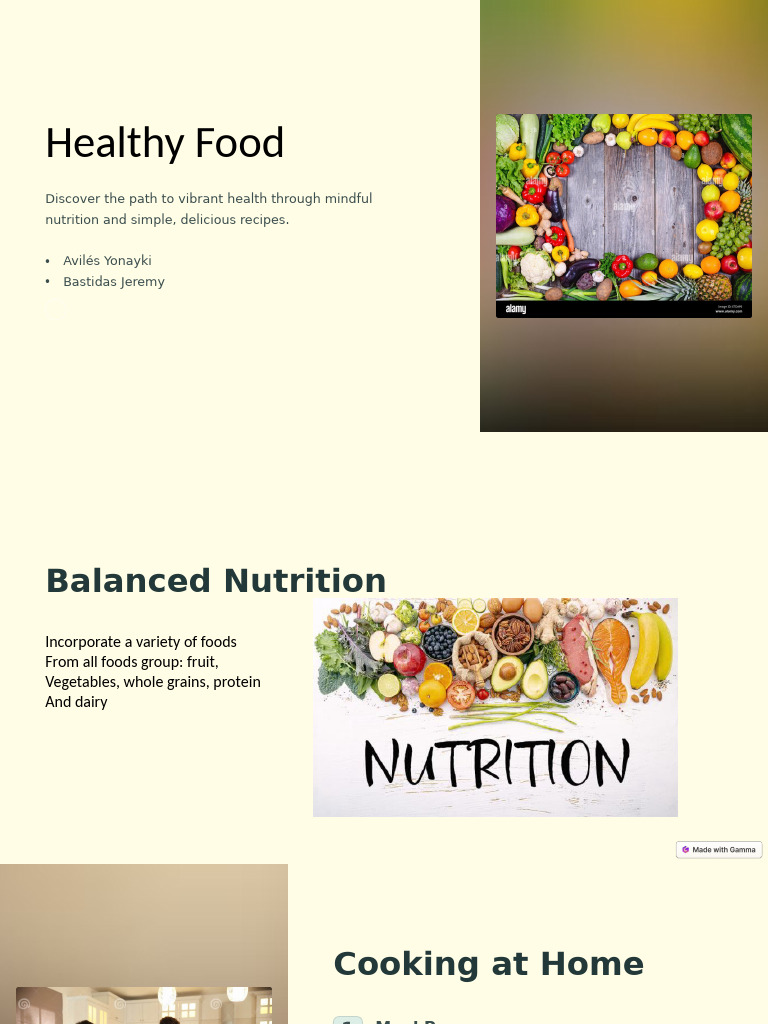Healthy Eating: Tips for Balanced Nutrition | PDF