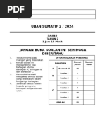 Ujian Tadika 6 Tahun Bahasa Melayu | PDF