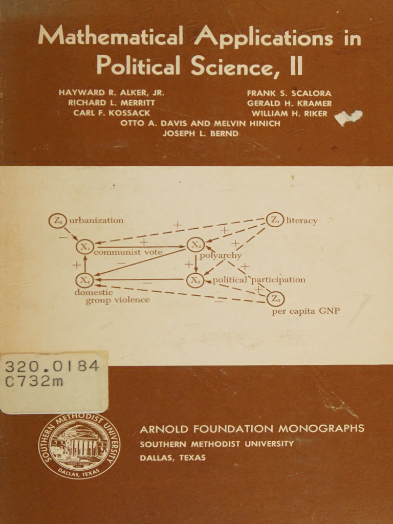 005 - Mathematical - Application - in - Political - Science, - II ...