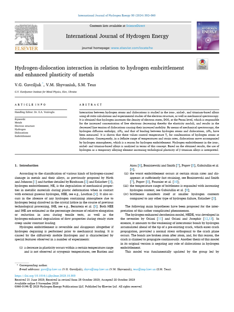Summarising The Electronic Properties | PDF | Fracture | Dislocation