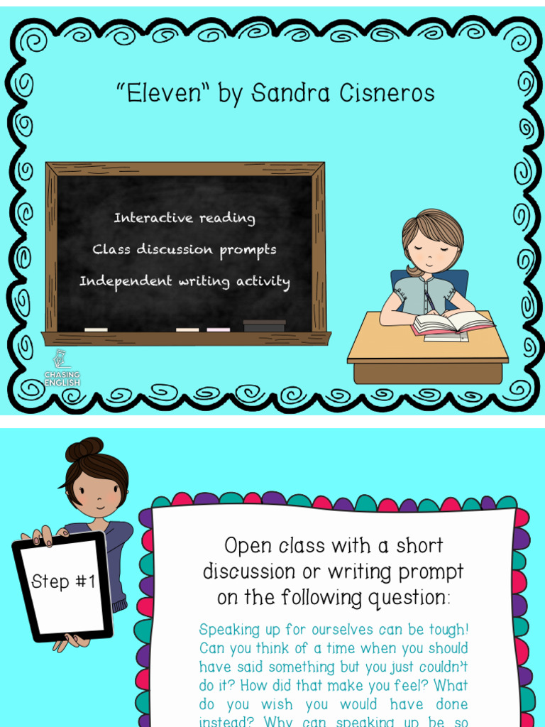 "Eleven" by Sandra Cisneros: Interactive Reading Class Discussion ...