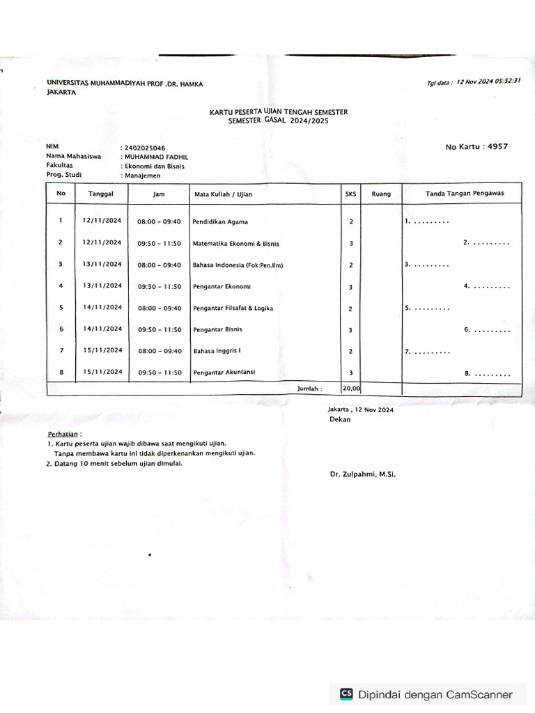 UTS Fadhil NIM | PDF