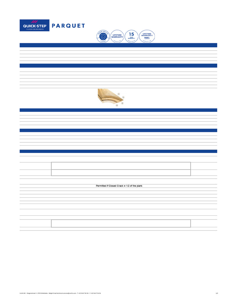 Quick-Step Disegno Parquet Details 2024 | PDF | Wood | Building Engineering