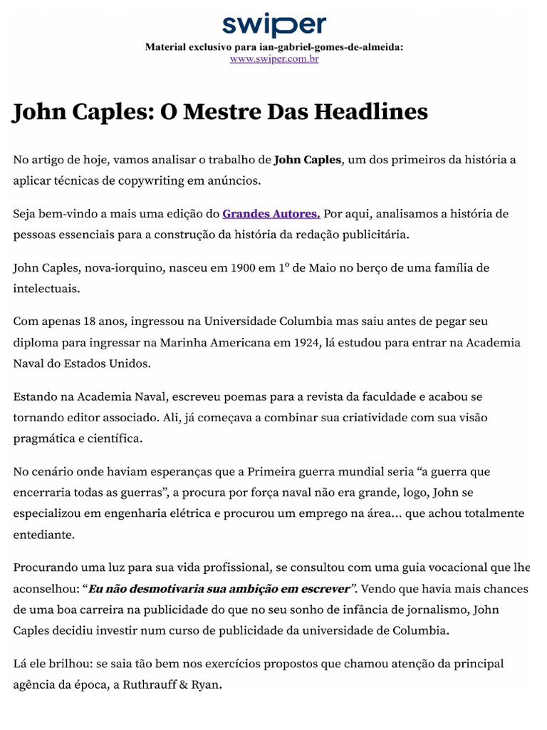 John Capples Collection | PDF