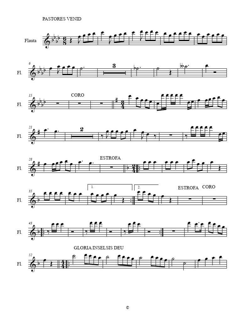 VILLANCICOS II FLAUTA (1) | PDF