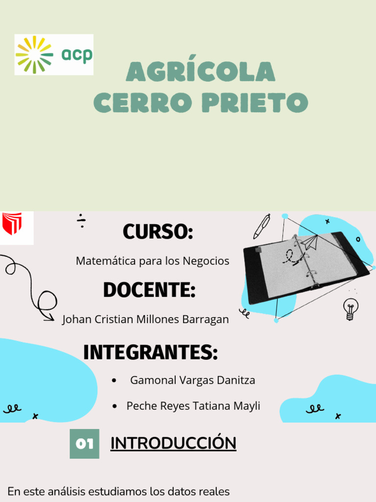 Agrícola Cerro Prieto | PDF | Business | Economias