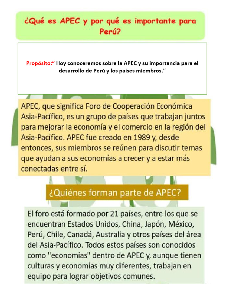 Qué Es La Apec | PDF