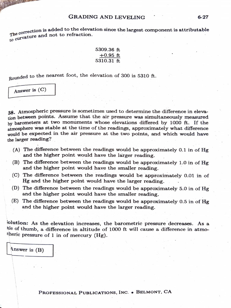 1001 Survey Solved Problems Part 19 | PDF | Thermal Expansion | Metrology