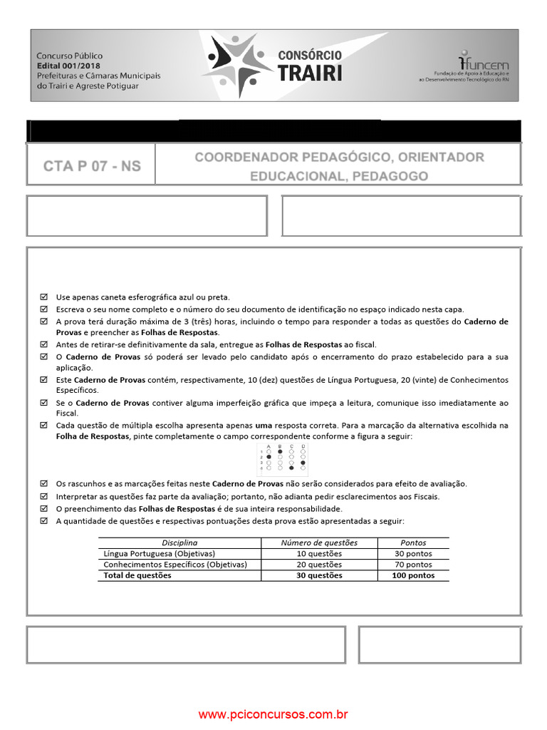 Coordenador Pedagogico Orientador Educacional Pedagogo | PDF ...