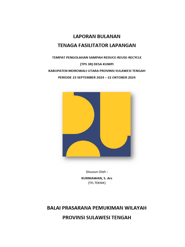 Laporan TFL BLN 1 Desa Kumpi | PDF