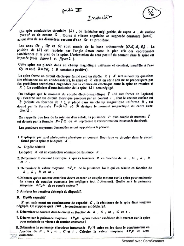 Problm Corrig Induction | PDF