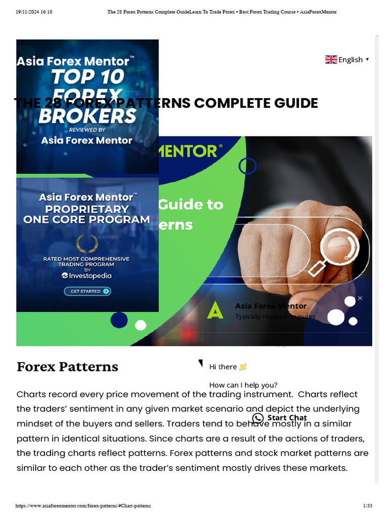 Forex Chart Patterns Guide | PDF | Market Trend | Futures Contract