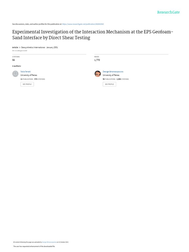 Experimental Investigation of The Interaction Mech | PDF | Friction ...