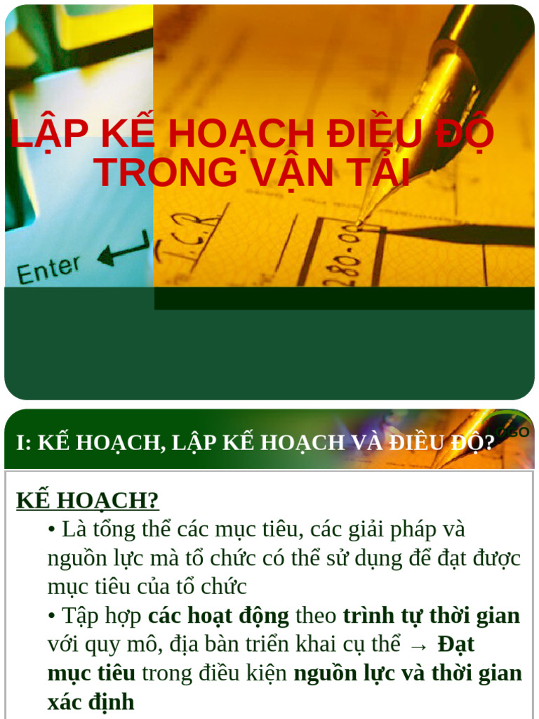 BÀI 1 GIOI THIEU CHUNG Lapkehoachdieudovantai | PDF