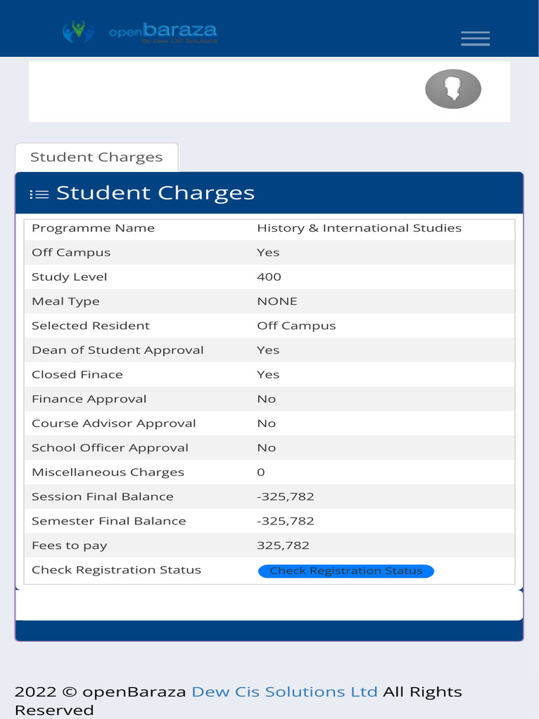 Babcock University Management Information System | PDF