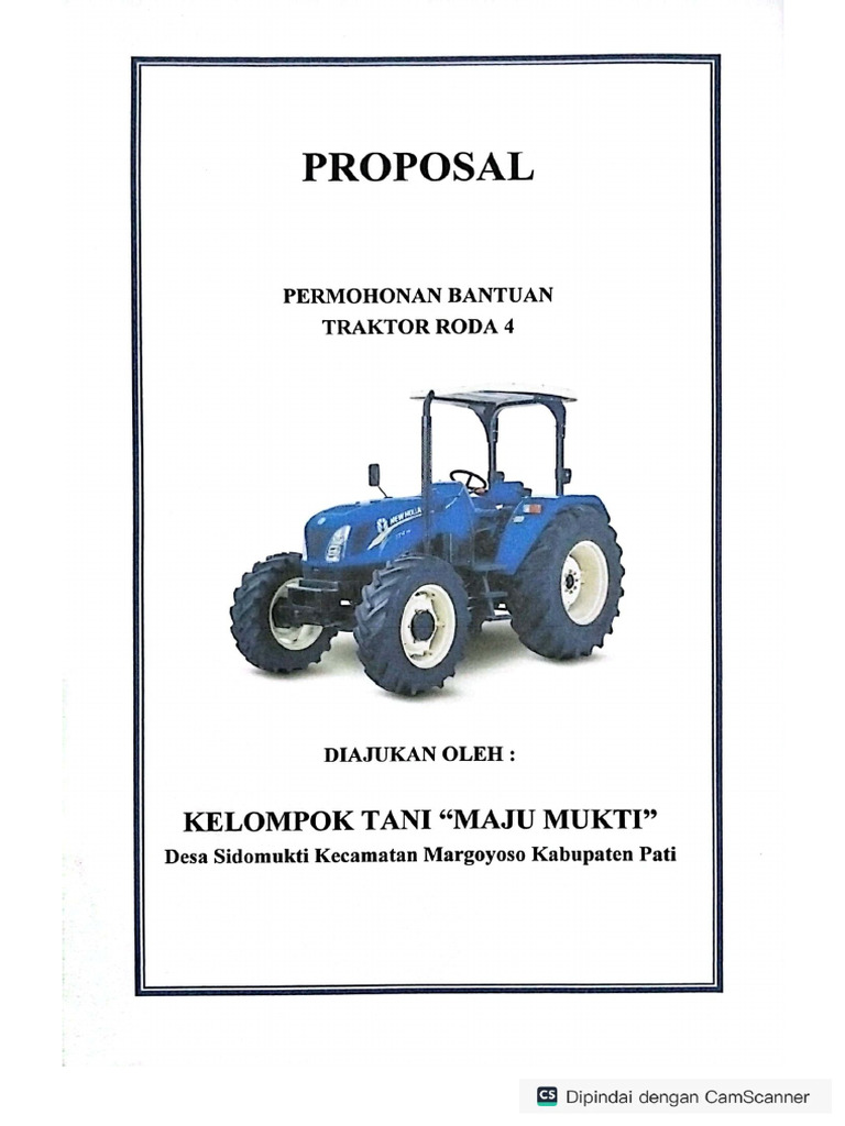 Proposal Traktor Roda 4 | PDF