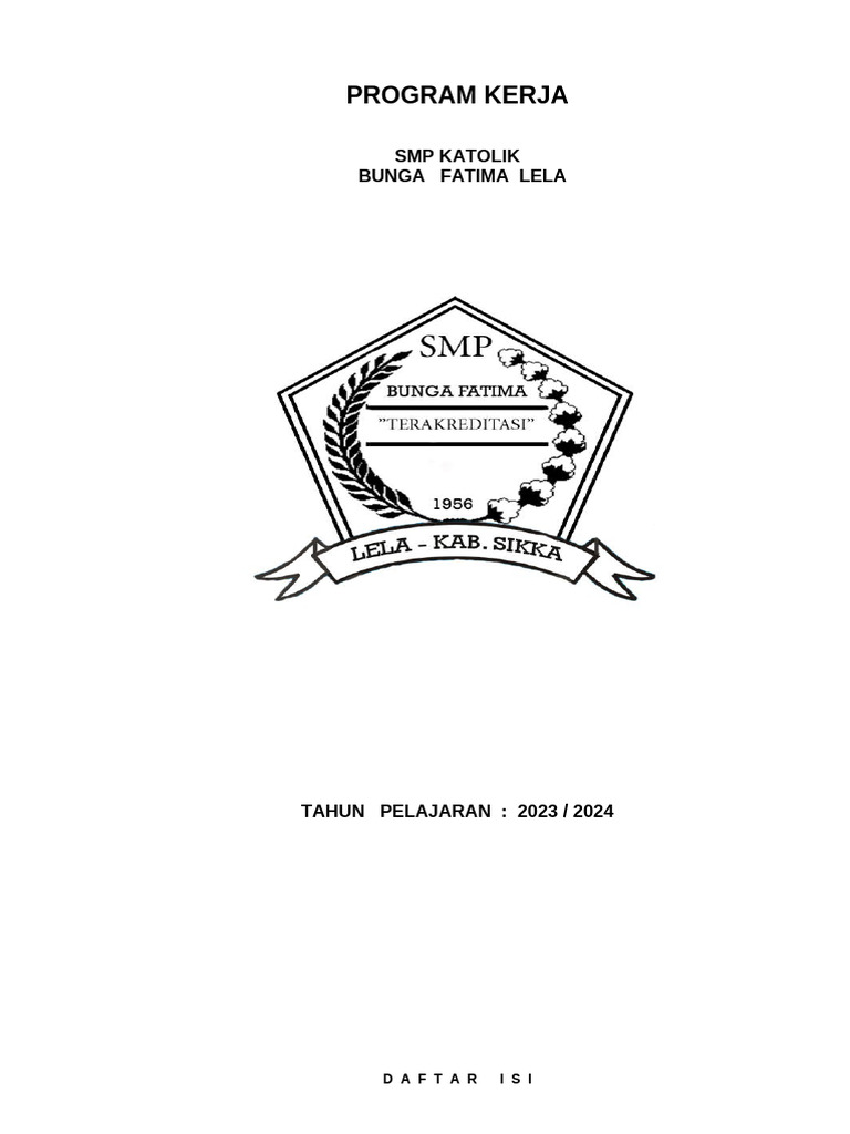 Program Sekolah 2023 2024 | PDF
