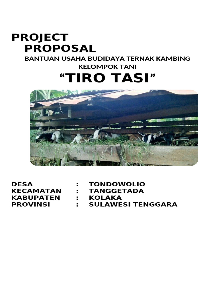 Proposal Kambing | PDF