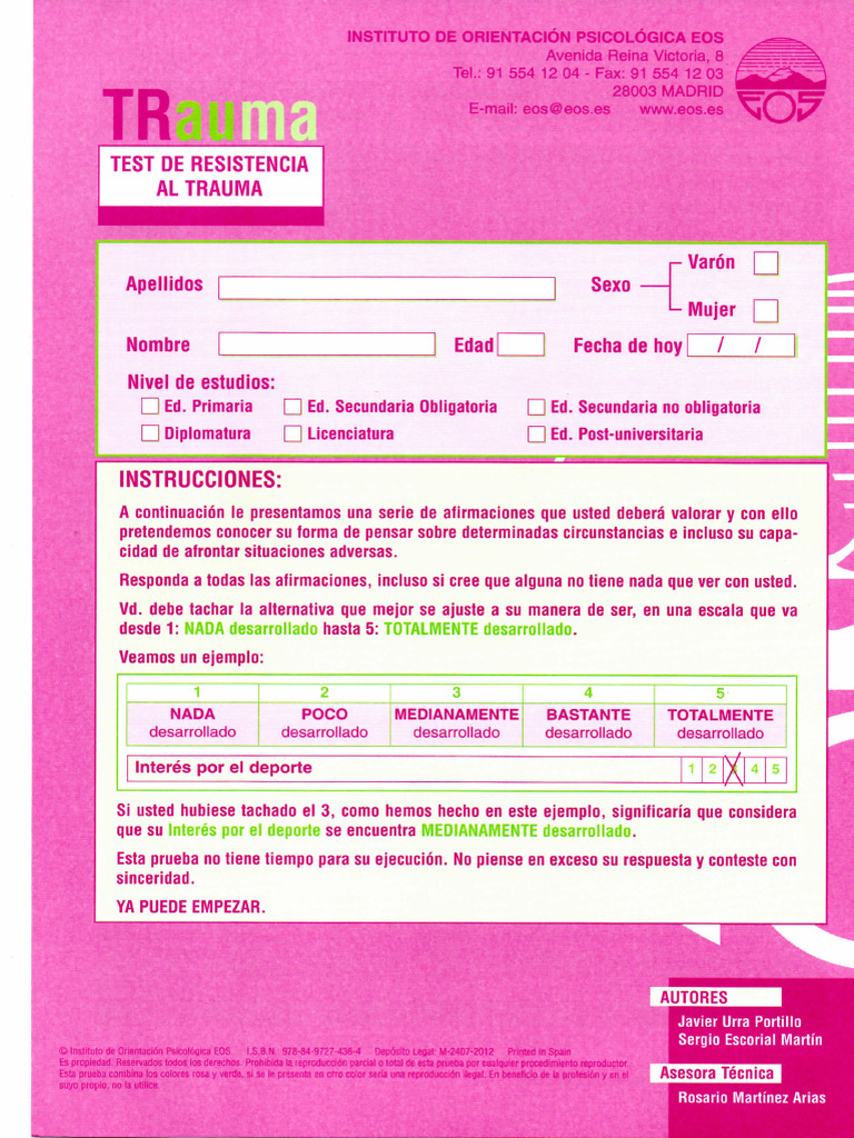 Hoja de Respuestas - TRT | PDF