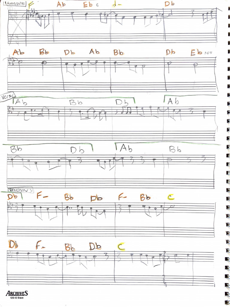 Roses Lead Sheet | PDF