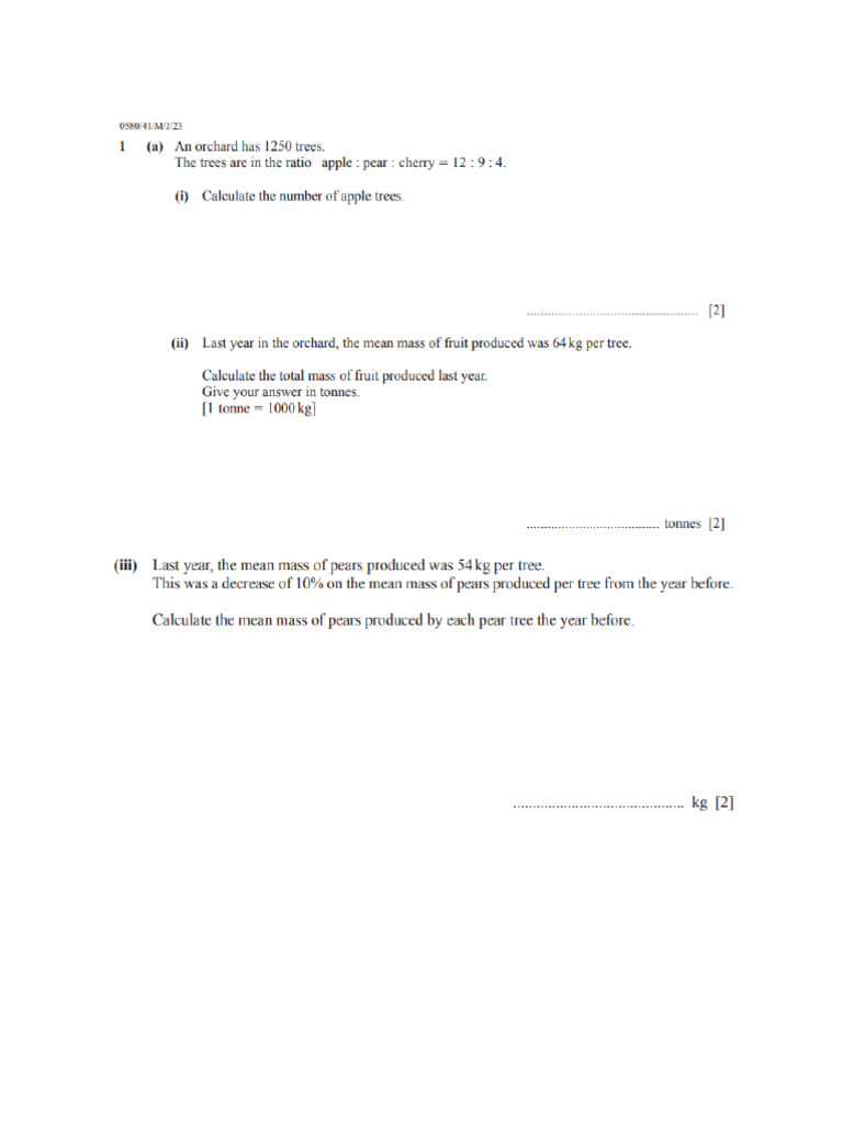 Predictions Paper 4 (Part 2 and 3) | PDF