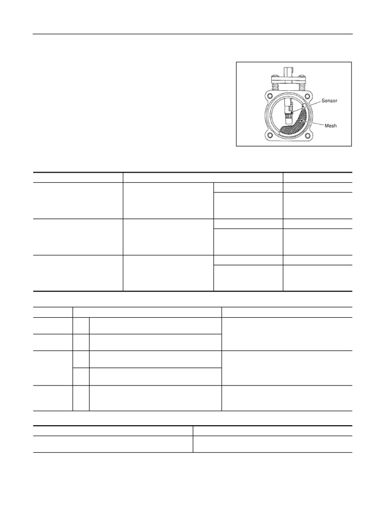 DTC P0101, P0102, P0103, P1102 MAF SENSOR DTC P0101, P0102, P0103, P1102 MAF SENSOR Component ...