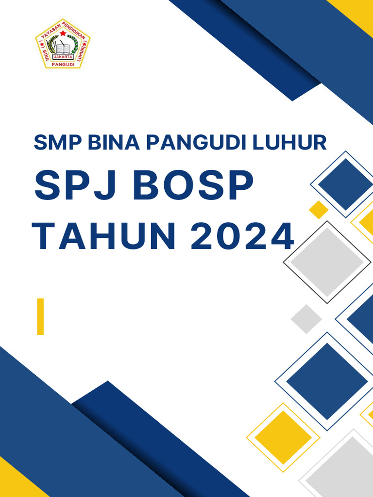 Laporan SPJ BOSP 2024 SMP BPL | PDF
