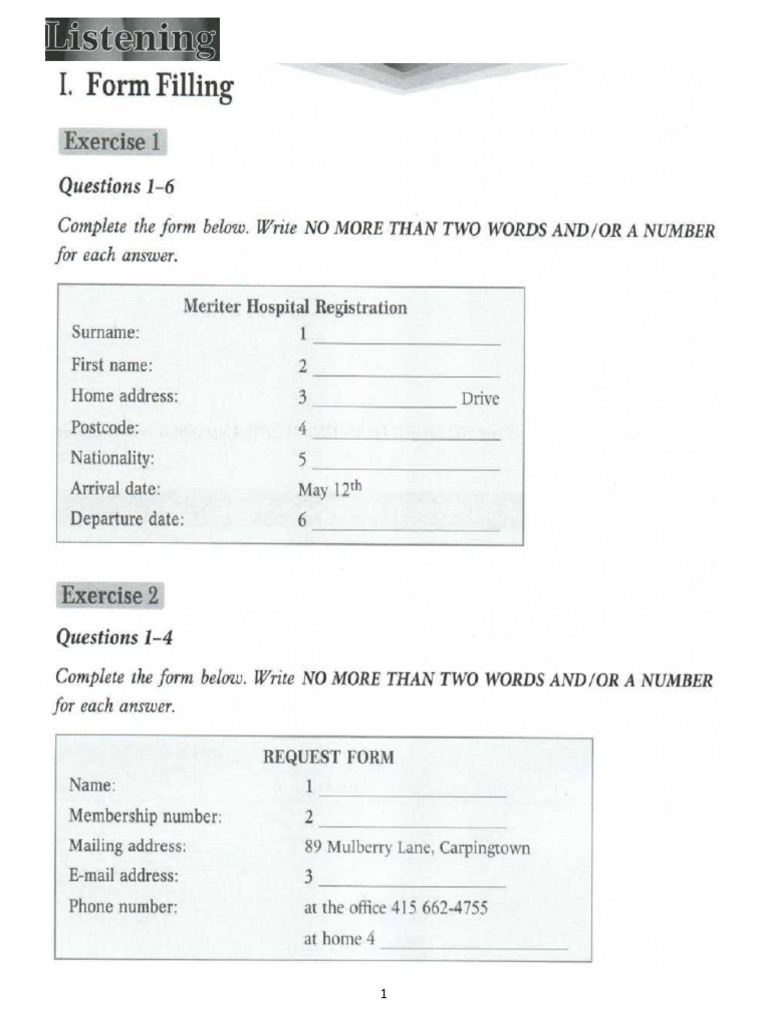 Listening - k12 | PDF