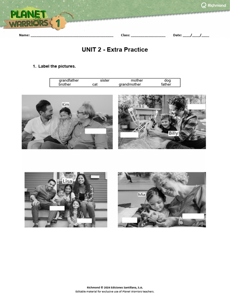 Family Practice Worksheet | PDF