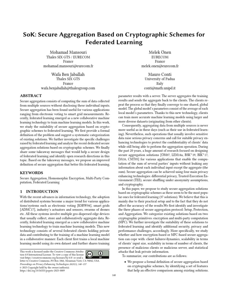 popets-2023-0009 | PDF | Encryption | Cryptography