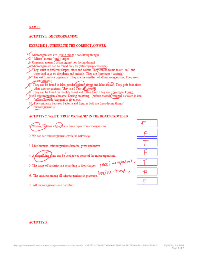 The Unseen Life | PDF | Microorganism | Foods